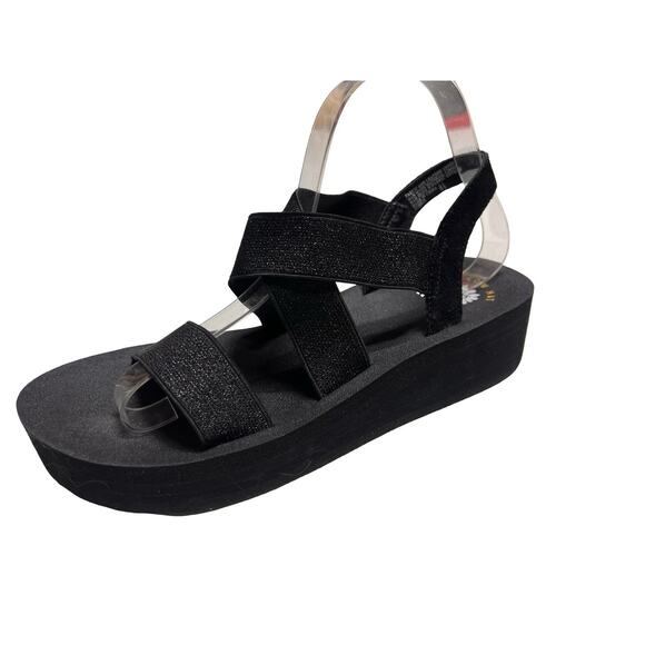 Yellow Box | Shoes | Yellow Box Womens Criss Cross Stretch Elastic ...